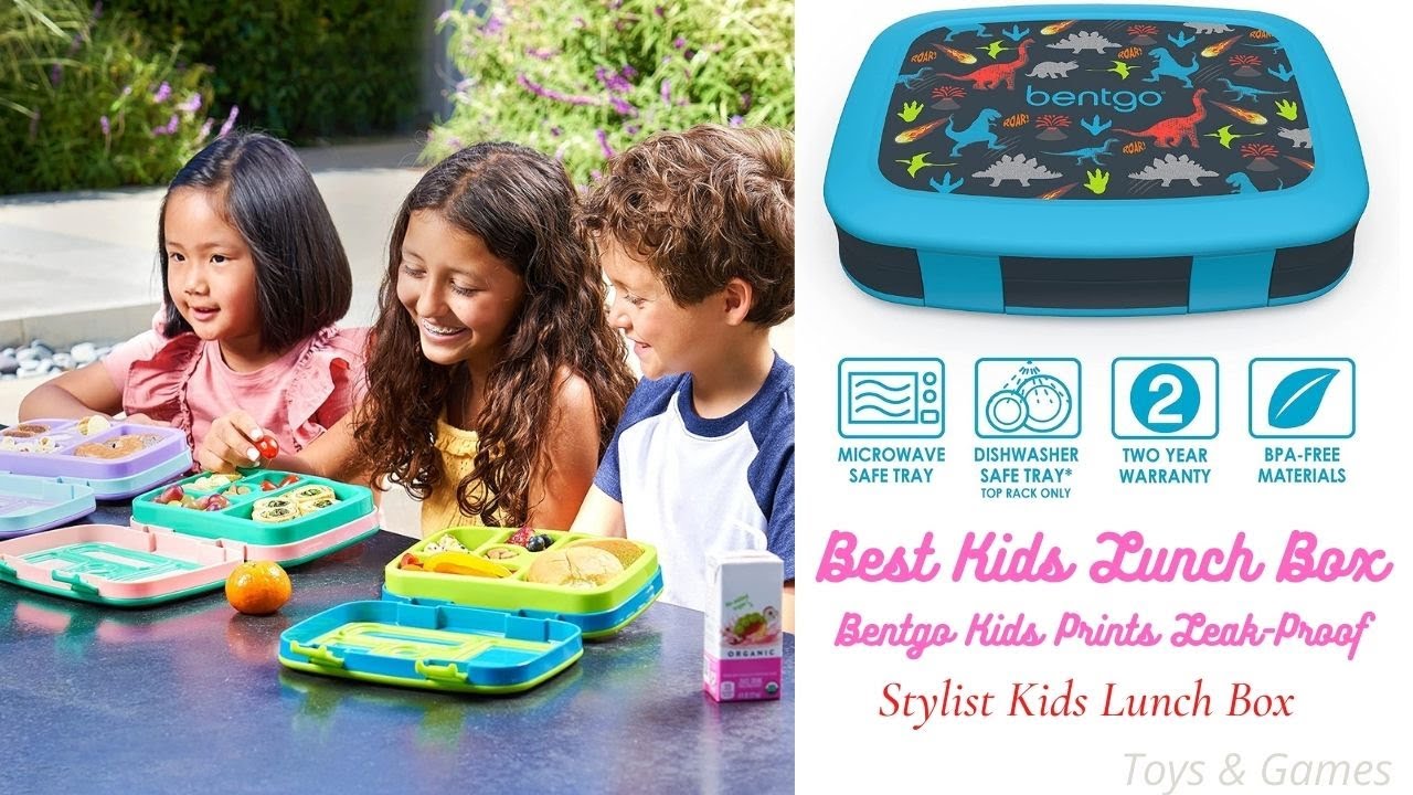Best Kids Lunch Box! Bentgo Kids Prints Leak Proof Stylist Lunch Box ...