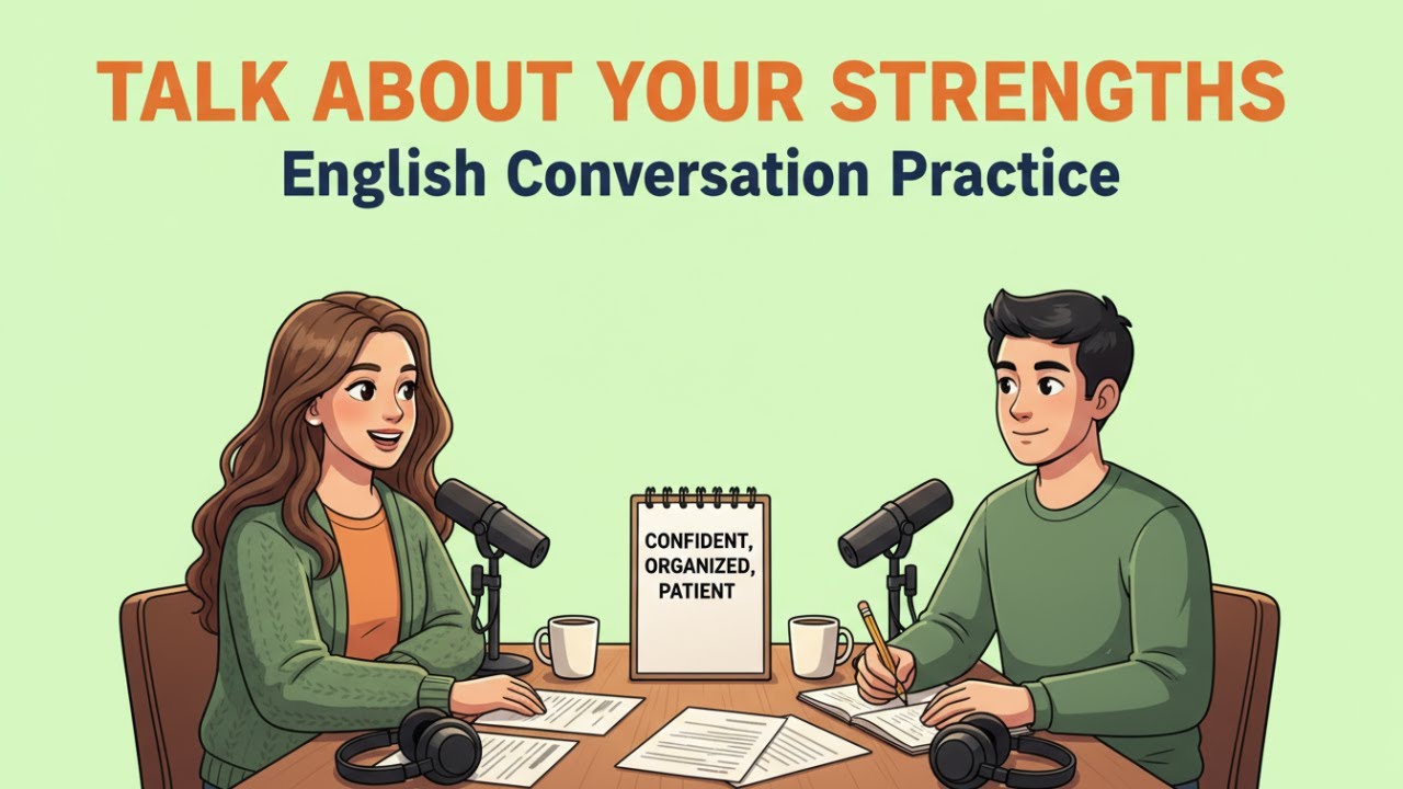 How to Talk About Your Strengths in English 💪 | Conversation Practice ...