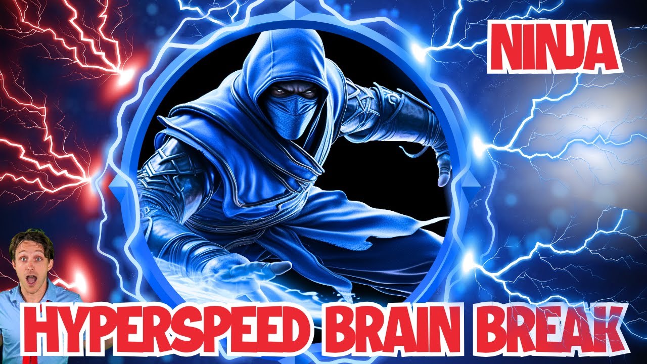 11 Min Ninja Kids 🥷 Hyperspeed Brain Break | Fun Exercise Workouts ...