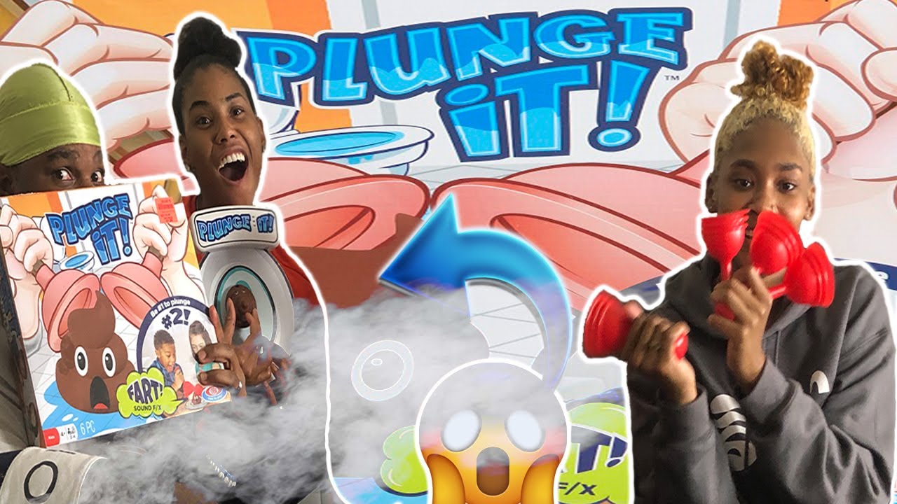 PLUNGE IT THE GAME! FOUR PLUNGERS AND ONE PILE OF SH*T! DONT MISS OUT ...