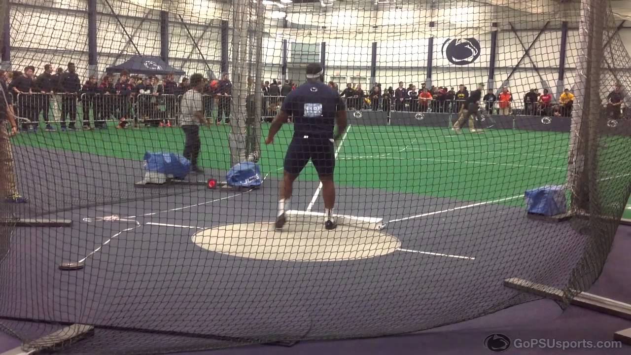 Darrell Hill - Shot Put School Record - YouTube