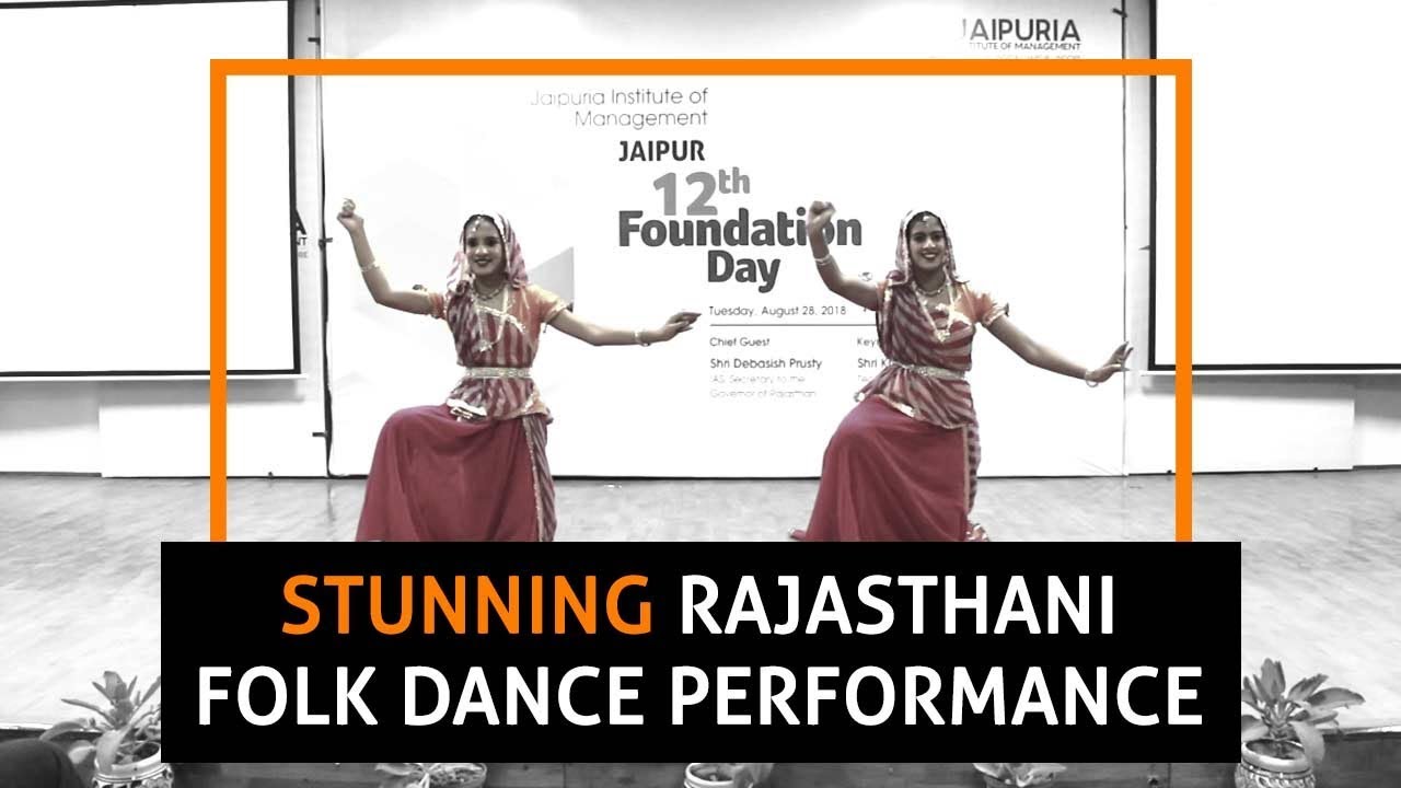 Stunning Indian Rajasthani Folk Dance Performance | 12th Foundation Day ...