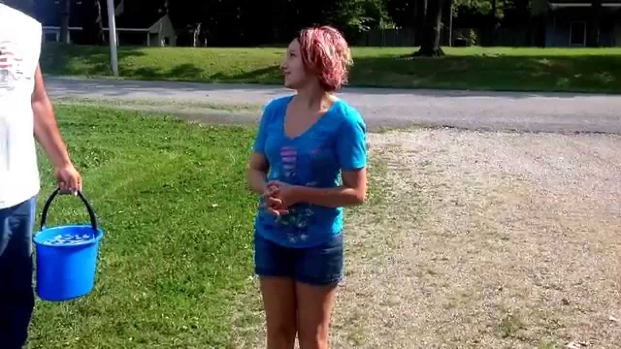 Ice water bucket challenge - YouTube