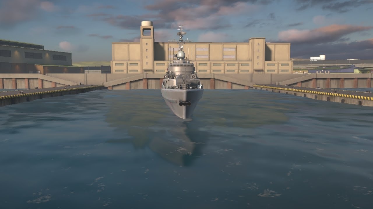 [Modern Warship] Perang menggunakan kapal "CN Type 053H2G Jiangwei ...