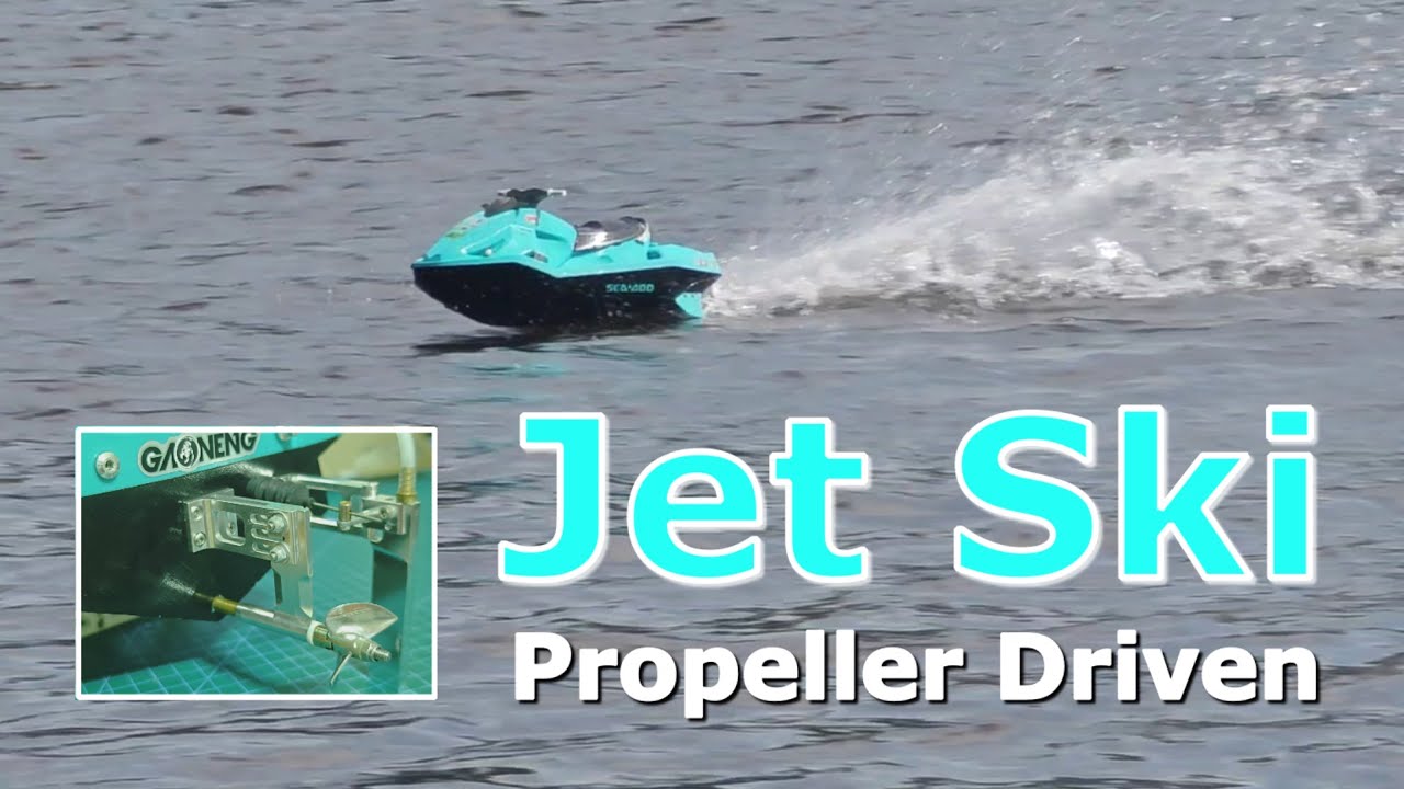 3D Printed Jet Ski Propeller Driven Rc Boat - YouTube