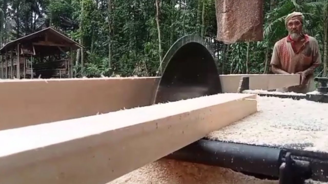 Serkel Kayu,!! Pembuatan Balok Kayu Sengon Albasia Size:7×11 Dengan ...