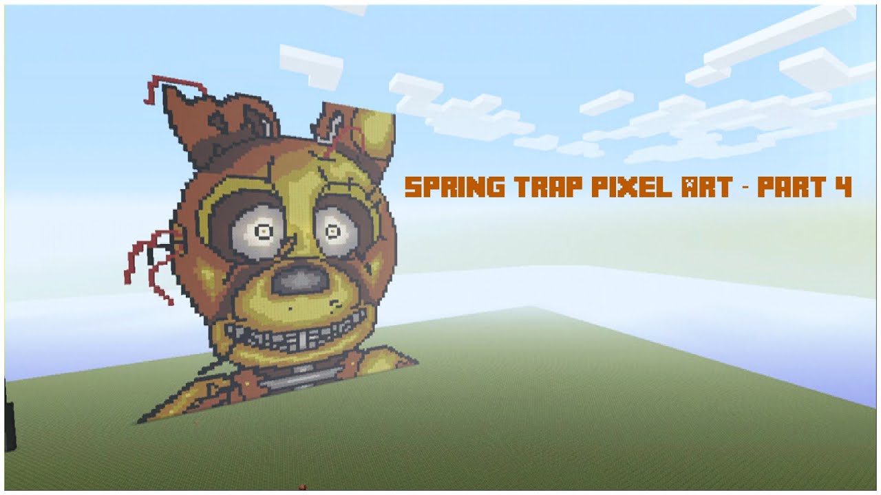 200 SUBSCRIBER SPECIAL | Spring Trap Pixel Art | FNAF3 - YouTube