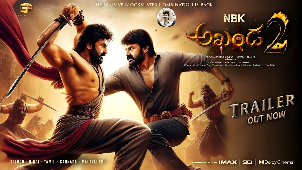 AKHANDA 2 - Balakrishna Intro First Look Teaser|Akanda 2 Official ...