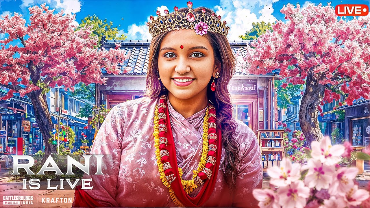 💖Rani is Live: The Nepali Queen Reigns in BGMI 👑🔥#bgmilivetelugu # ...