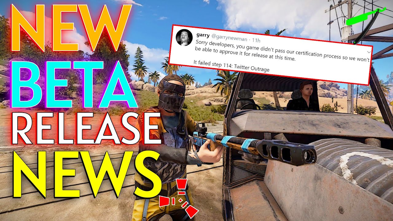 Rust ☢️ Beta Release Info! Garry's Tweet! 🎮 XBOX ONE and PS4 News ...