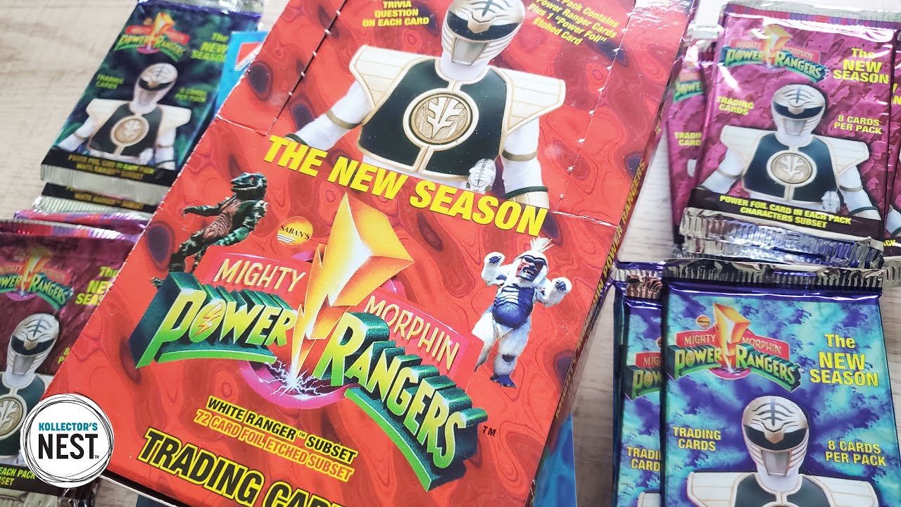 [Unboxing & Review] Vintage Power Rangers Trading Cards from 1994 ...