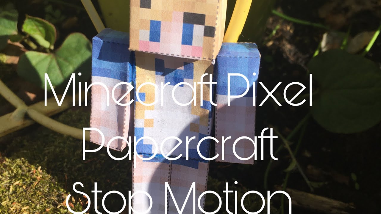 My First Pixel PaperCraft Stop Motion - YouTube