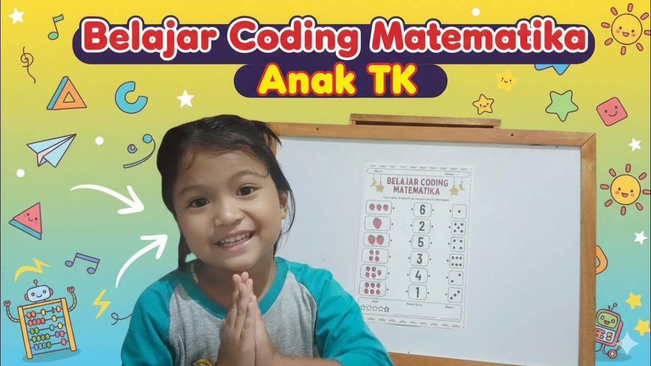 Belajar Coding Matematika Anak TK Worksheet – Seru & Edukatif - YouTube