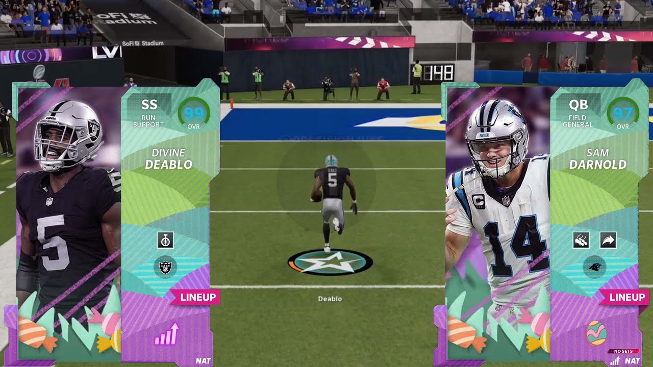 SUGAR RUSH DIVINE DEABLO & SAM DARNOLD GAMEPLAY! MADDEN 22 ULTIMATE ...