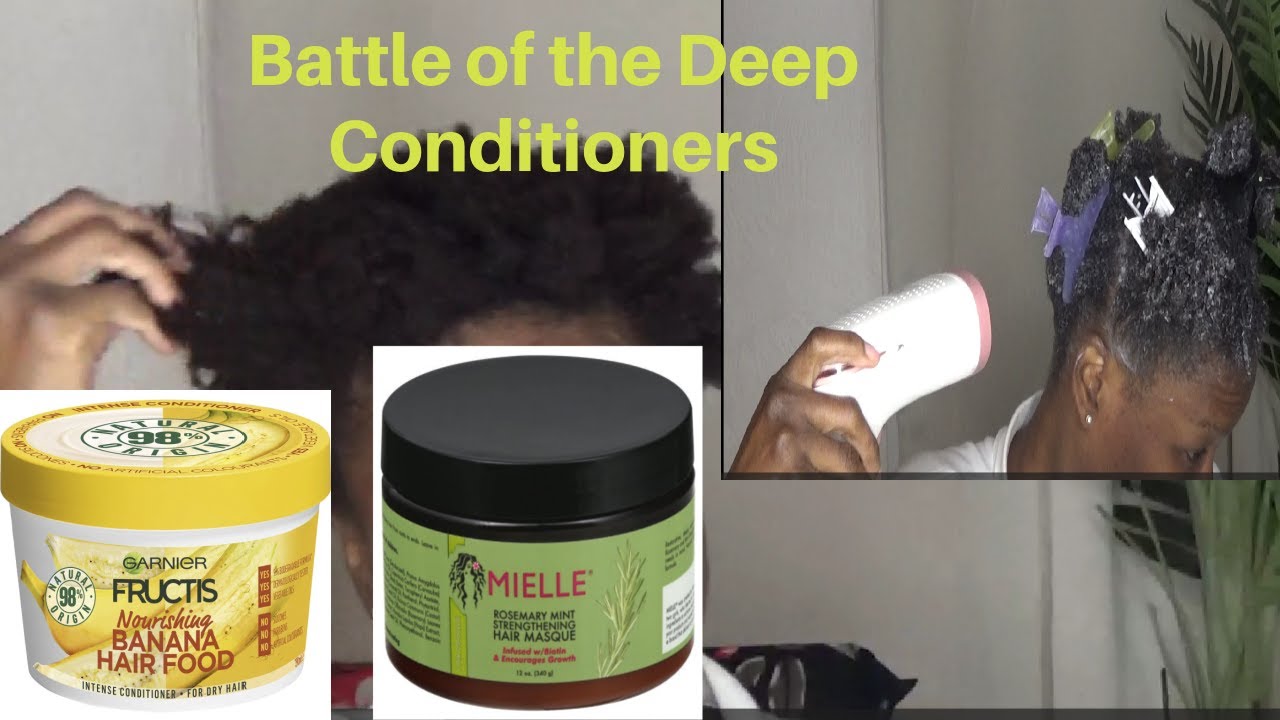 Battle of the Deep Conditioners // #mielleorganics #garnier ...