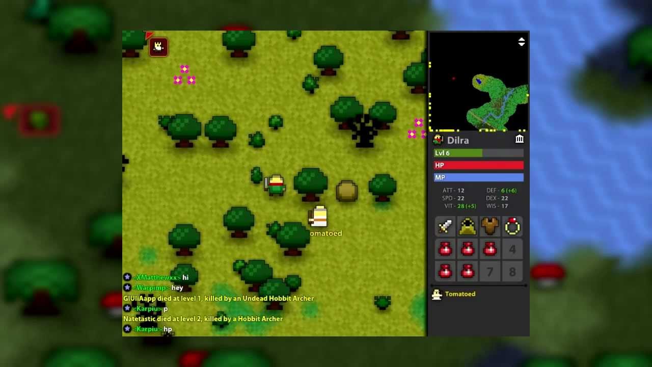 RotMG Classes: Rogue and Priest - YouTube