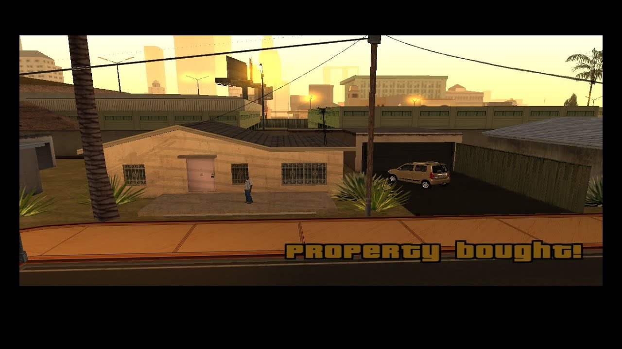 GTA :- SAN ANDREAS BUYING A NEW SAFEHOUSE AND WAGON R CAR - YouTube