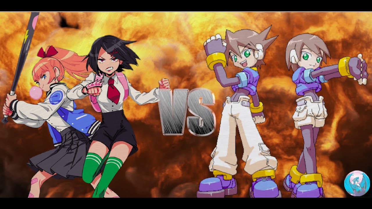 MUGEN - Request - Kyoko + Misako VS Vent + Aile - See Description - YouTube