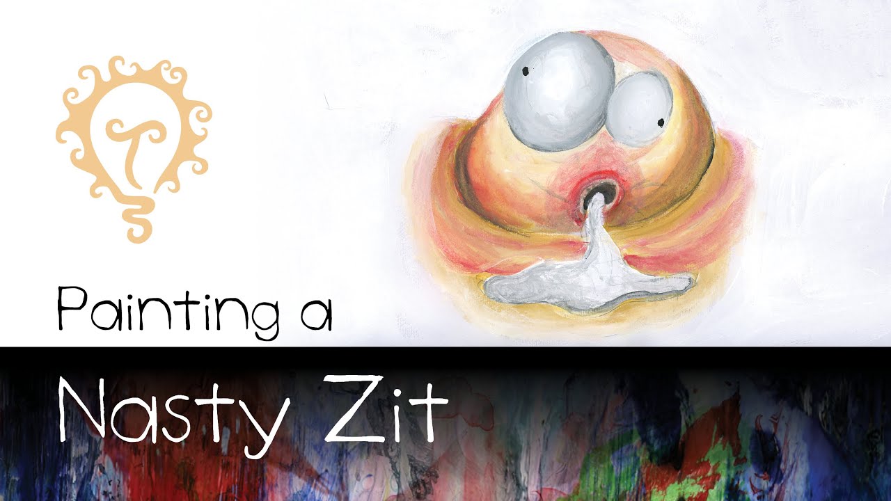Painting a Nasty Zit - YouTube