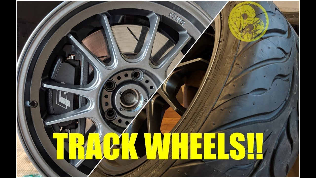 NEW TRACK TIRES & WHEELS! + New Sponsor! | Konig hypergram 17x8 ...