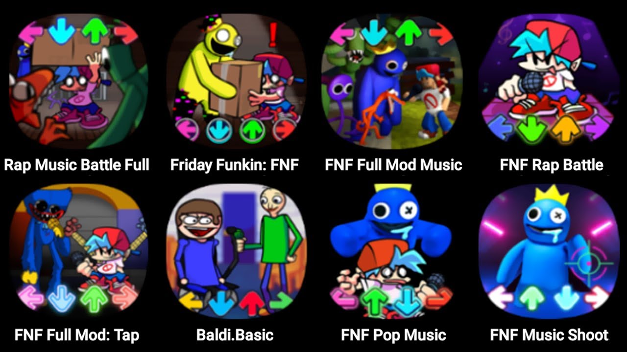 Rap Music Battle, FNF Music Night, FNF Full Mod, FNF Rap Battle,FNF ...