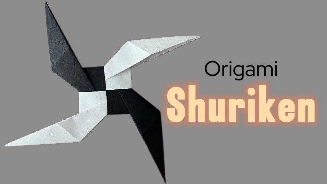 How to make NINJA STAR SHURIKEN | Ninja throwing star | Throwing toy ...