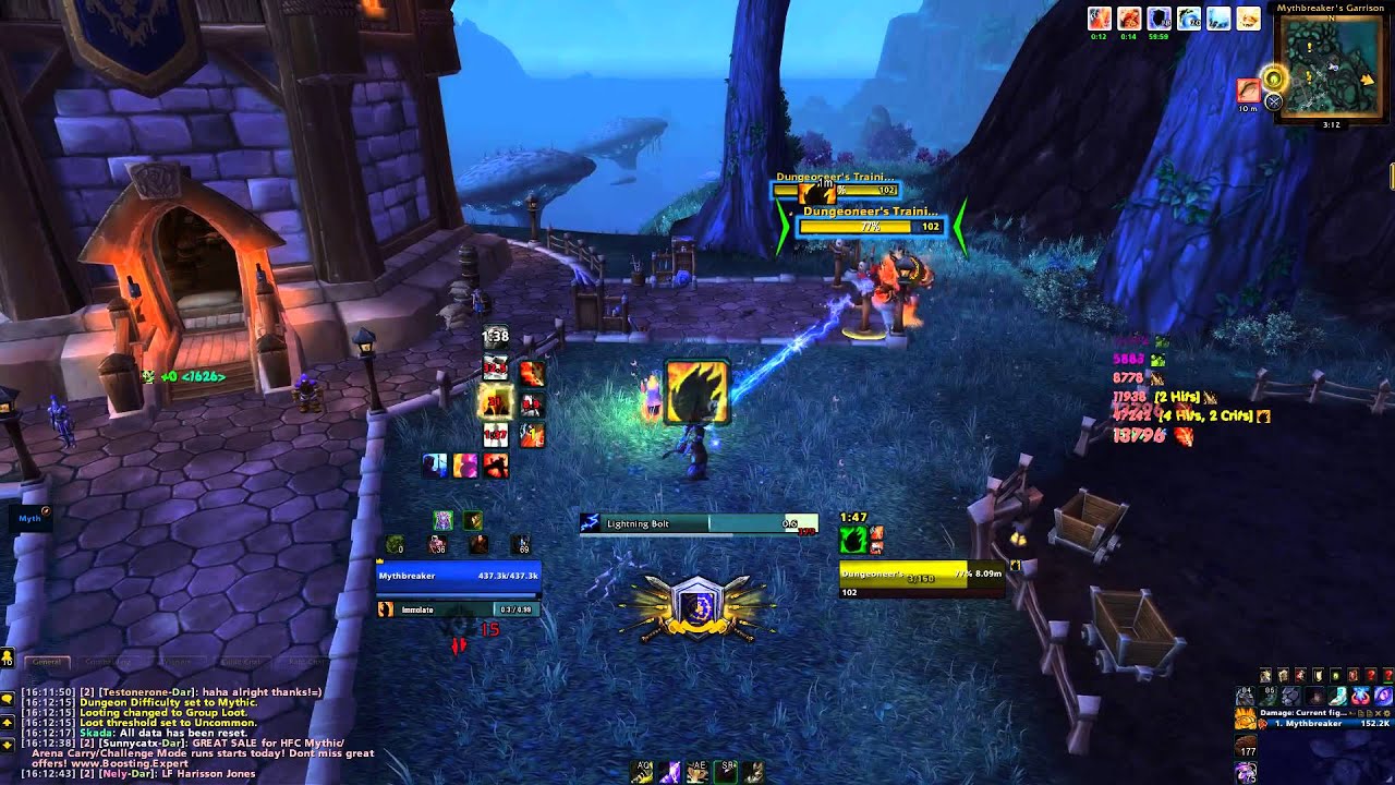 Elemental Shaman Weak Auras 6.2 - YouTube