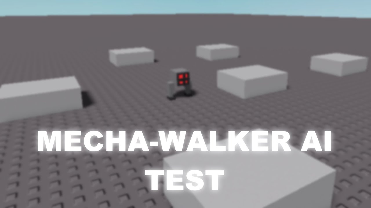 Mecha-Walker AI Test (ROBLOX Studio) - YouTube