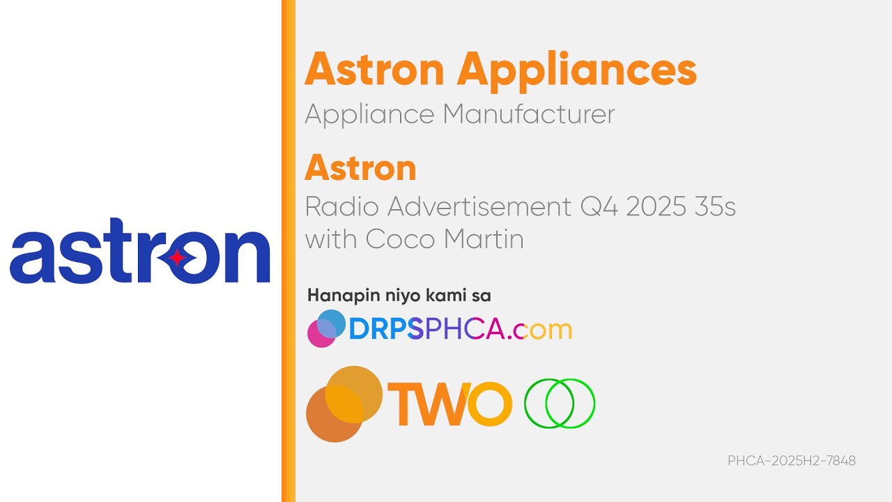 Astron Radio Ad Q4 2025 35s with Coco Martin - YouTube