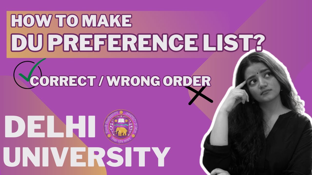 Cuet ug result | how to make DU preference sheet #cuetug2024 #delhiuniversity #preferencelist ...