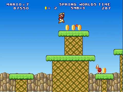 Mario Worker Remake v2.5 Spring SMB World - YouTube
