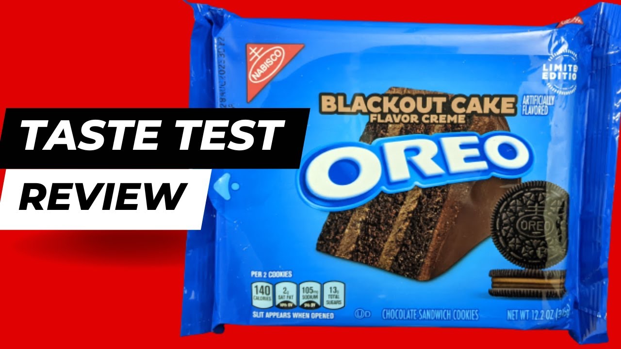 4 ways to eat Blackout Cake Oreo cookies + Review - YouTube