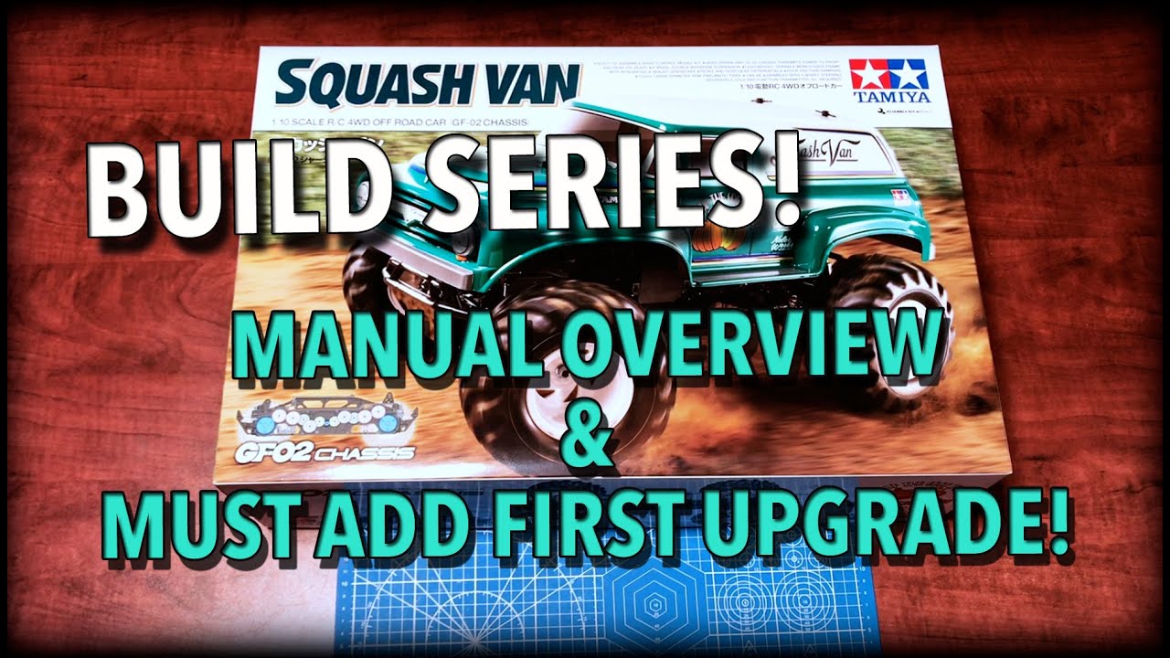 Tamiya's NEW Squash Van Build Series! - Manual Overview - YouTube