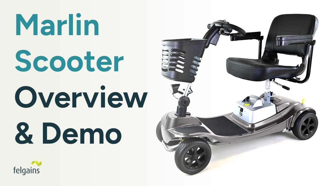 Komfi-Rider Marlin Mobility Scooter - Overview & Demonstration - YouTube