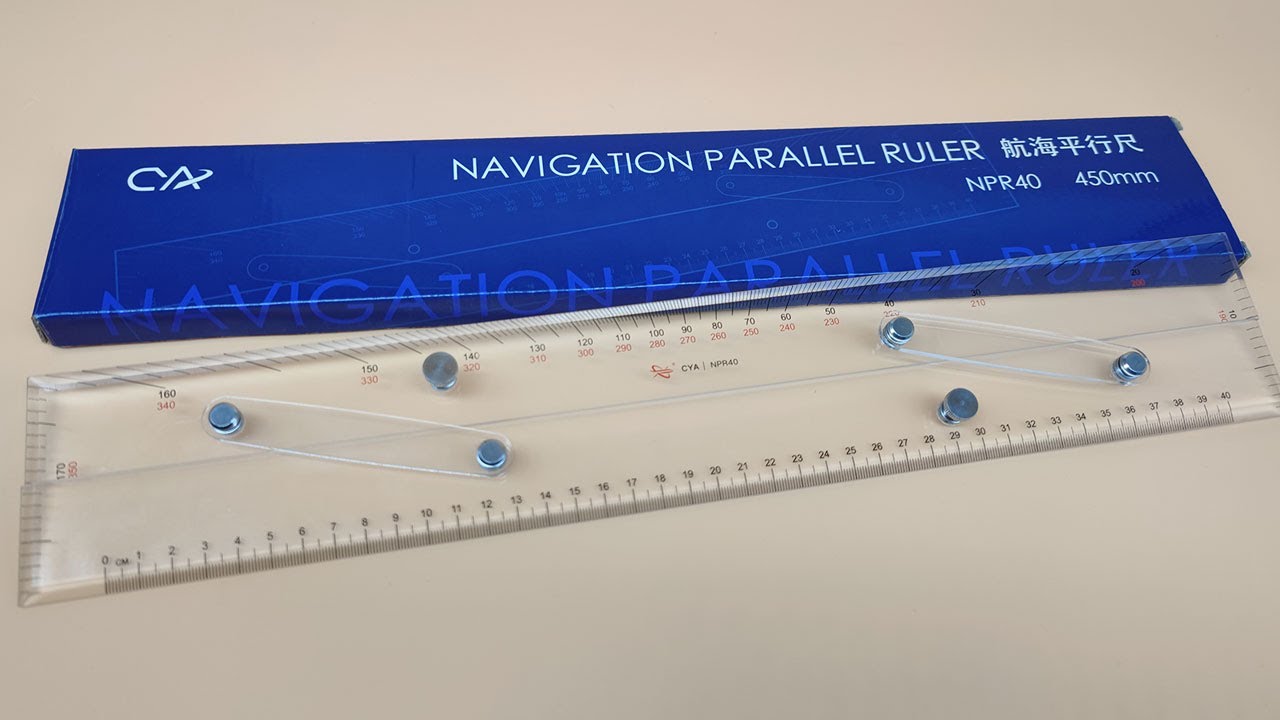Navigation Paralle Ruler for Nautical Charts - YouTube