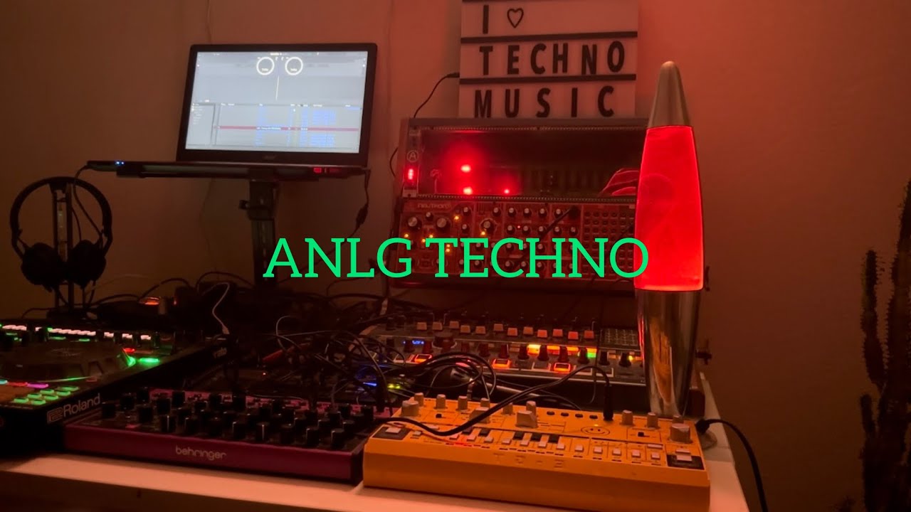 ANLG TECHNO // ROLAND DJ 505, BEHRINGER EDGE, TD 3, NEUTRON, ARTURIA MINIBRUTE 2 S + EFX - YouTube
