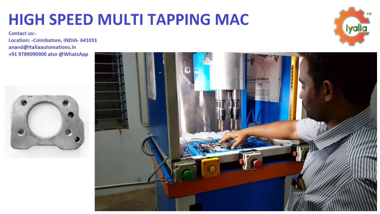 High Speed Tapping Machine - YouTube