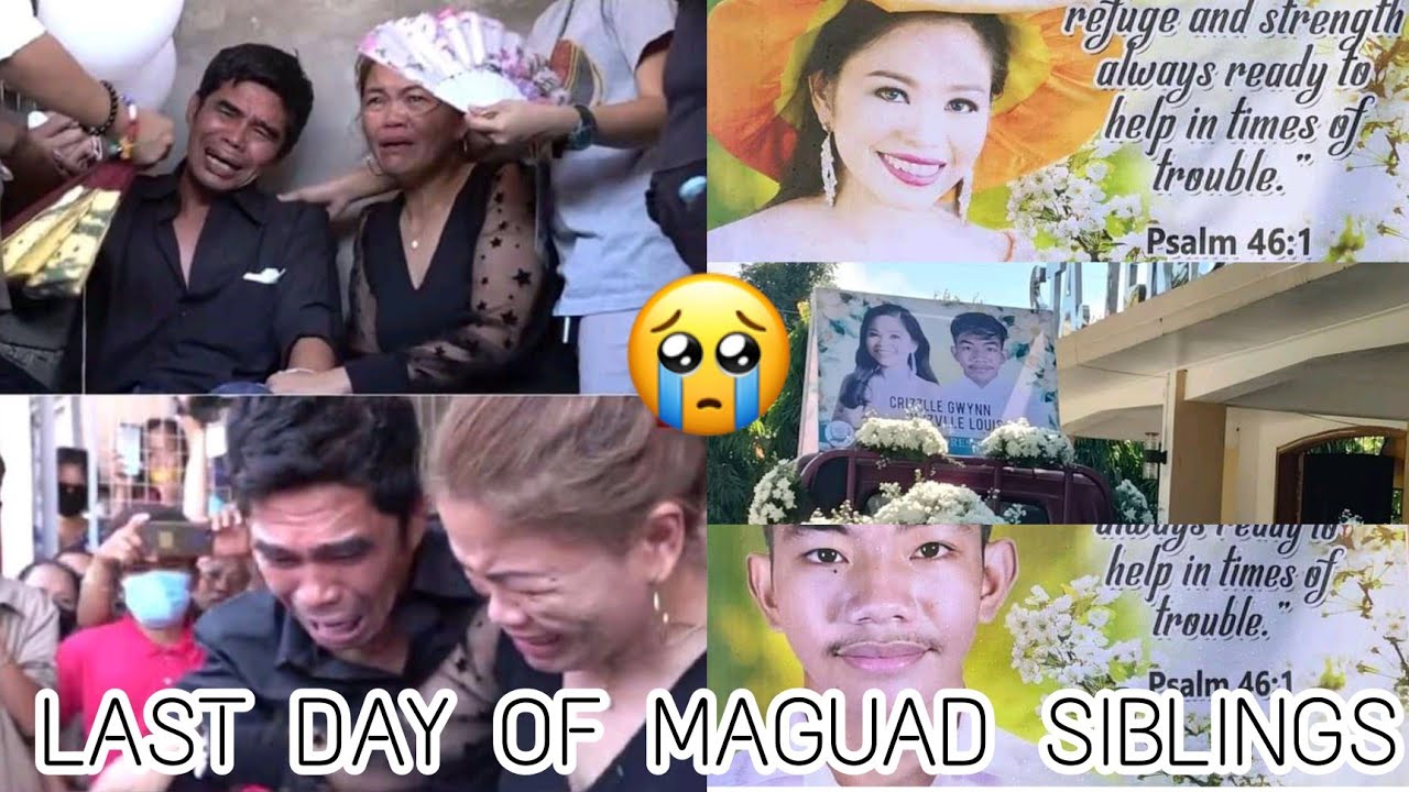 MAGUAD SIBLINGS | INILIBING NA | EMOTIONAL ANG LAHAT SA NANGYARI 😭 ...