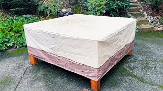 Veranda Patio Table Cover Review 🌦️ 60” Water Resistant Outdoor Protection