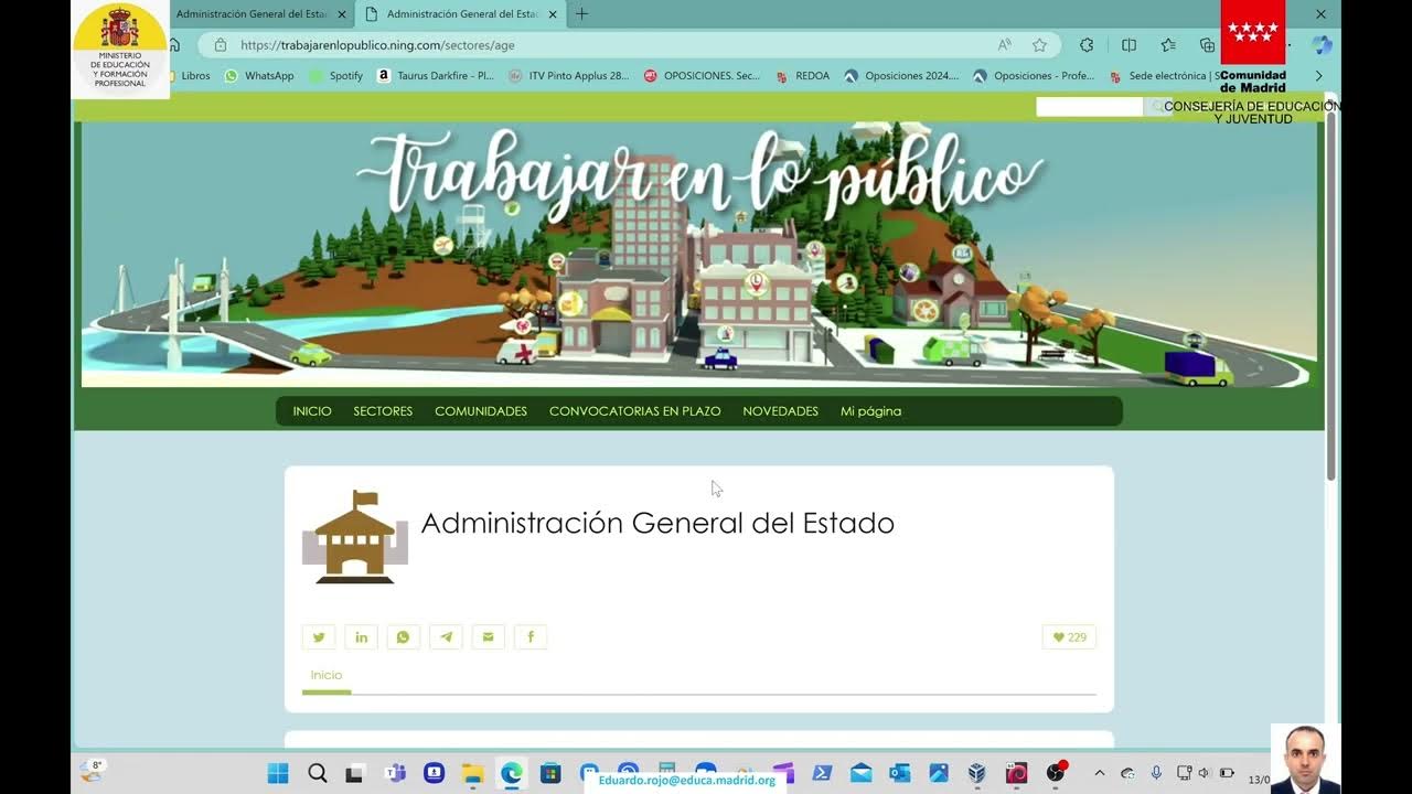 Oposiciones y Bolsas Trabajar en lo público. Prof. Ingeniero Informático Eduardo Rojo Sánchez ...