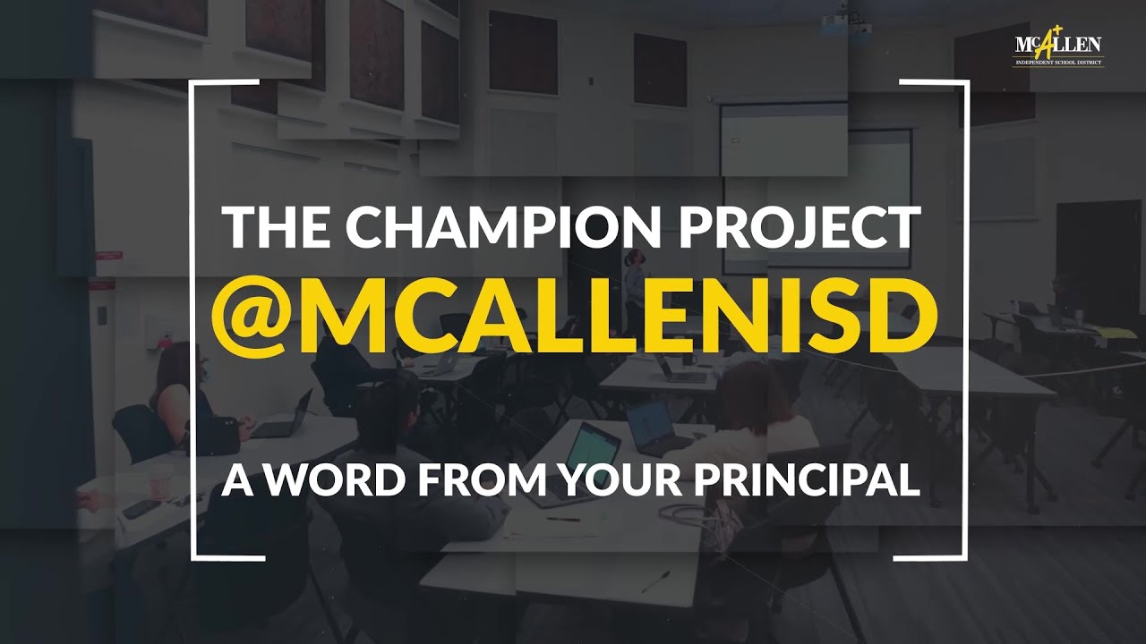 The Champion Project @McAllenISD - Roosevelt Elementary - YouTube