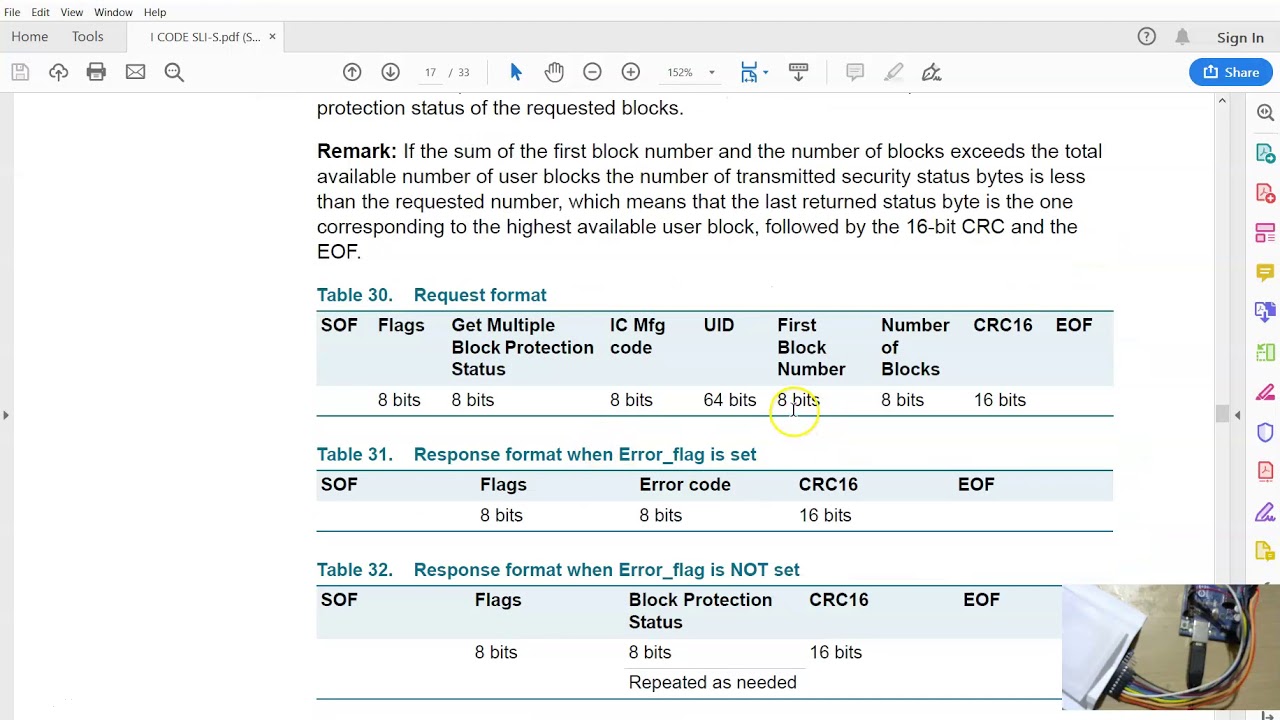 NXP ICODE SLI-S Commands Part-1 - YouTube