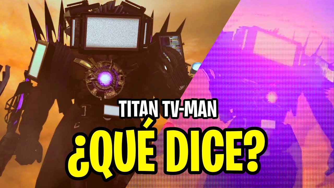🤔🚽¿Qué dice el TITAN TV MAN en SKIBIDI TOILET 71?🚽📺 - YouTube