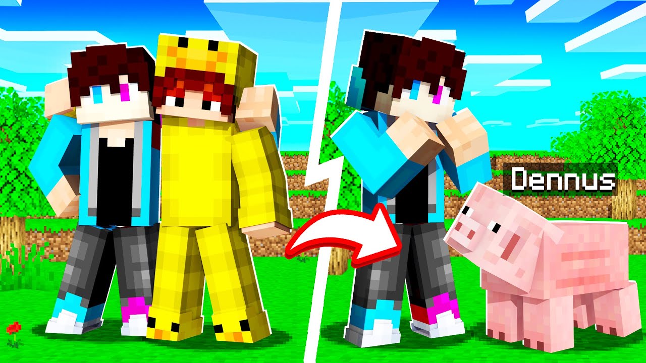 Beste Vriend Veranderd In Varken (Minecraft) - YouTube