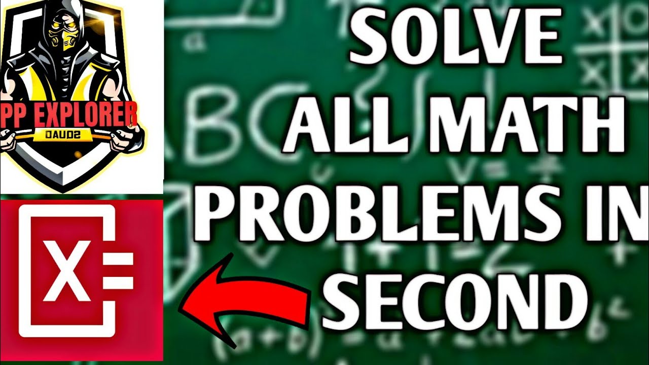 SOLVE ALL MATHS PROBLEM IN A SECOND WITH A APP YouTube solve-all-maths-problem-in-a-second-with-a-app-youtube
