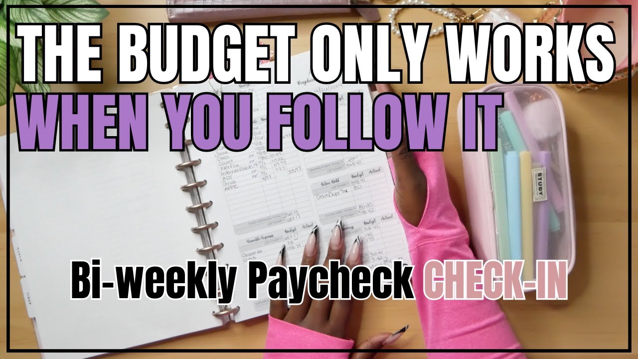 BI-WEEKLY PAYCHECK BUDGET | 1 WEEK CHECK-IN + CASH STUFF - YouTube