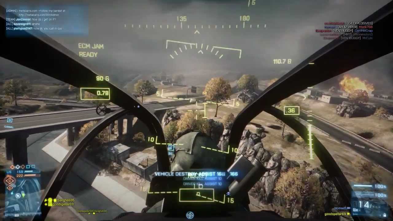 BF3 Helicopter gameplay - YouTube