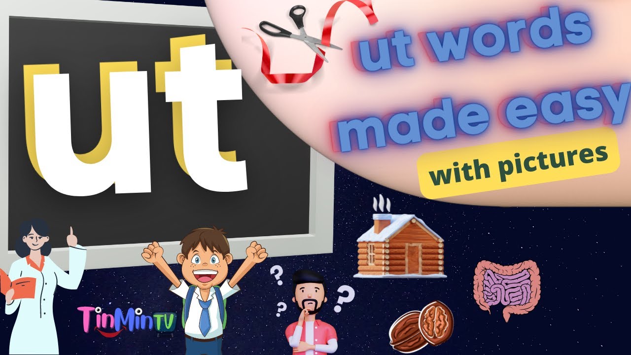 ut phonogram| ut words made easy with pictures | word family ...