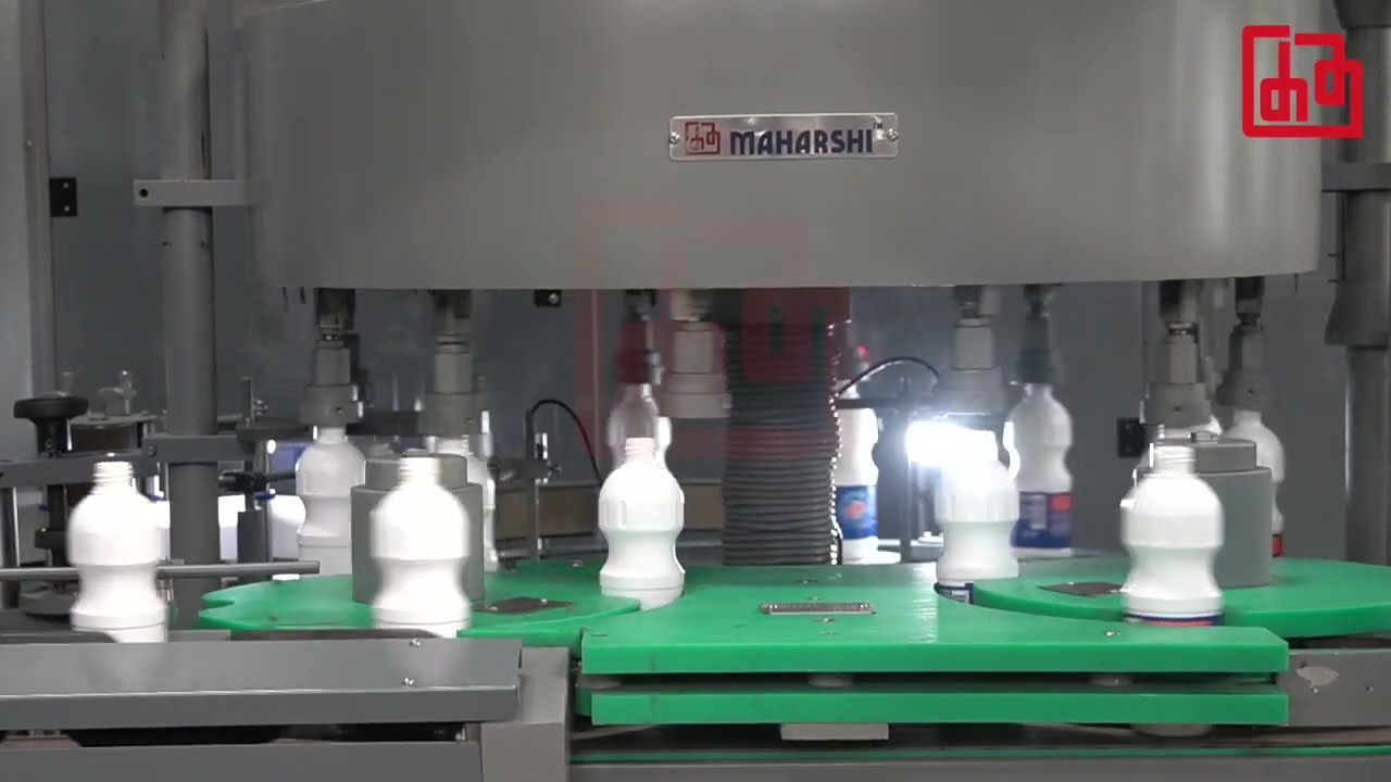 High-Speed Rotary Sticker Labeling Machine for Round Bottles ...