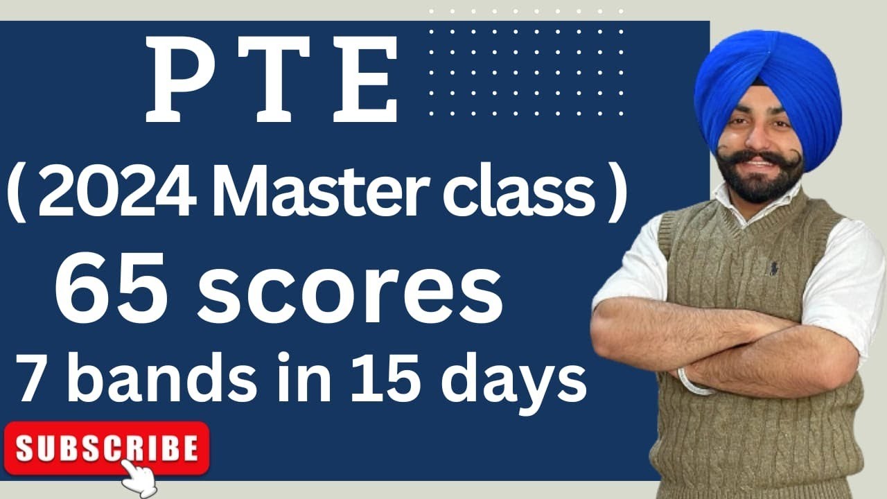 PTE 65 score in 15 days best timetable, how get 7 each bands in 2024 ...
